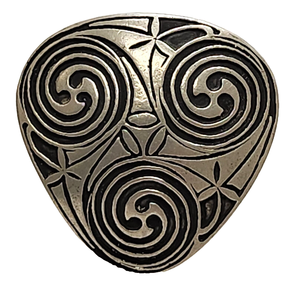 Vintage SJC Pewter Celtic Concentric Circle Shield St. Justin Cornwall ...