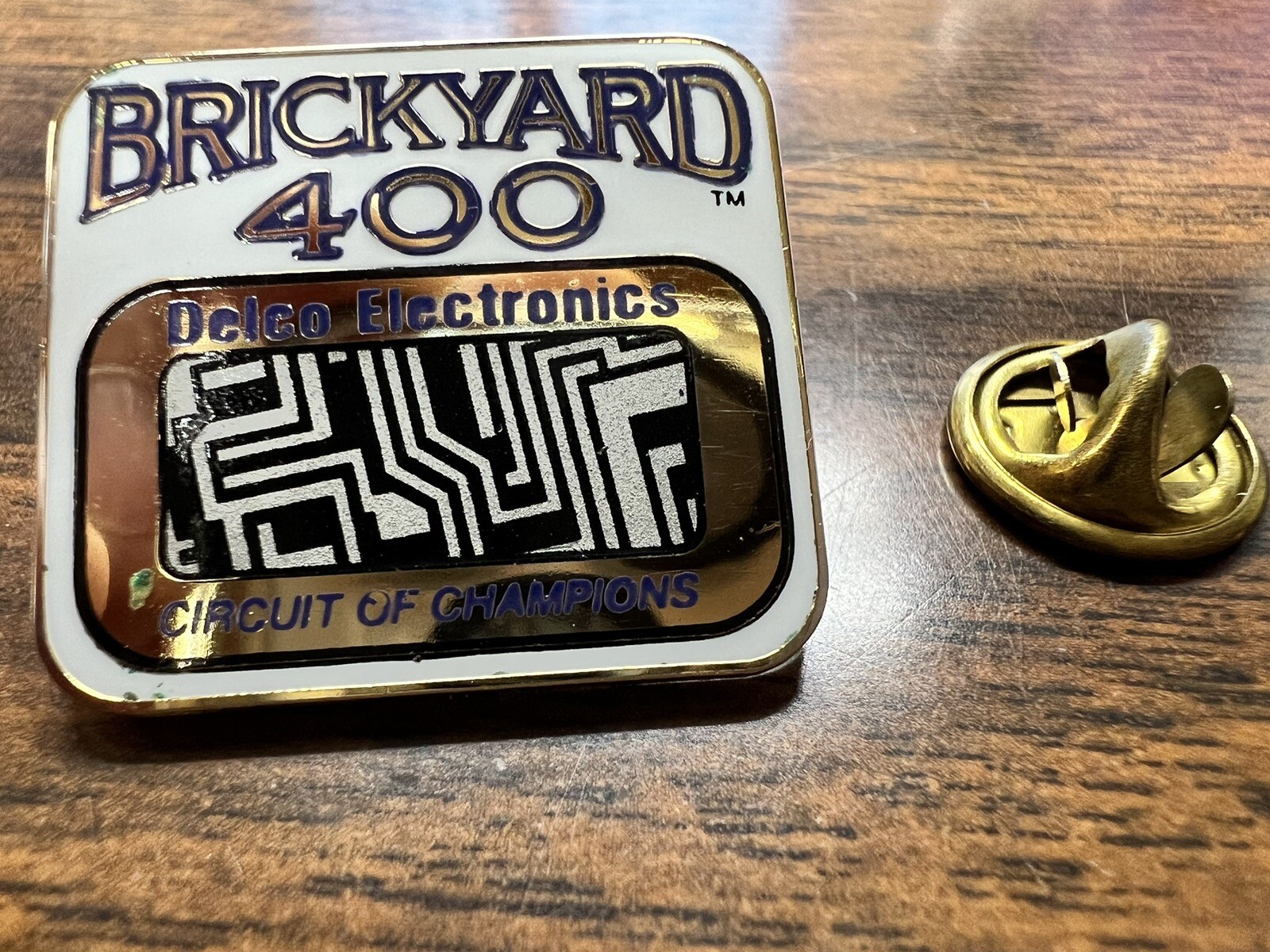 Brickyard 400 Delco Electronics Circuit of Champions Hat Pin / Lapel ...