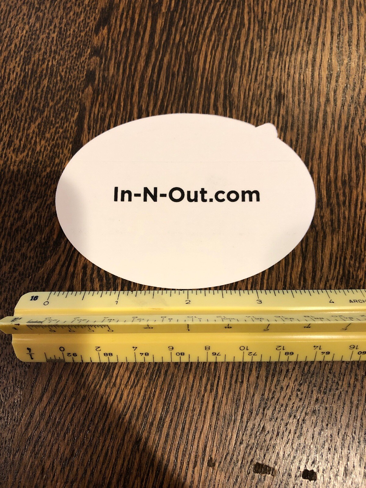 IN-N-OUT Burger Bumper Sticker Decal California Utah Oregon Innout In ...