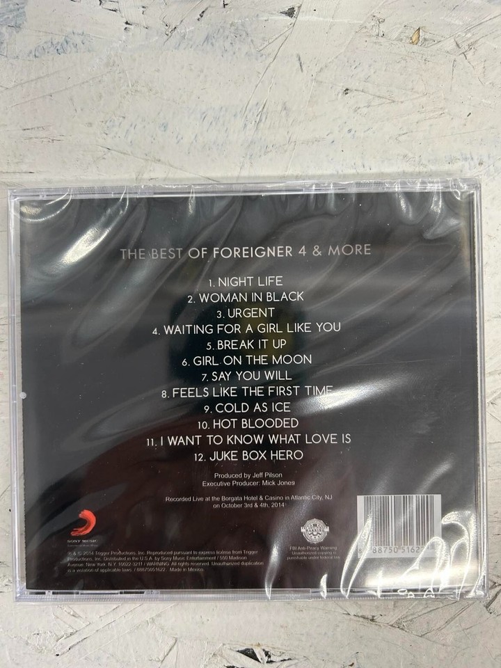 Foreigner - The Best of Foreigner 4 More CD, BRAND NEW with FREE SHIPPING 888750516220| eBay
