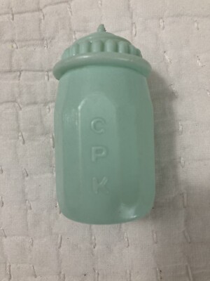 VTG Cabbage Patch Kids CPK Green Baby Bottle Toy Doll Accessory Part 3 ...