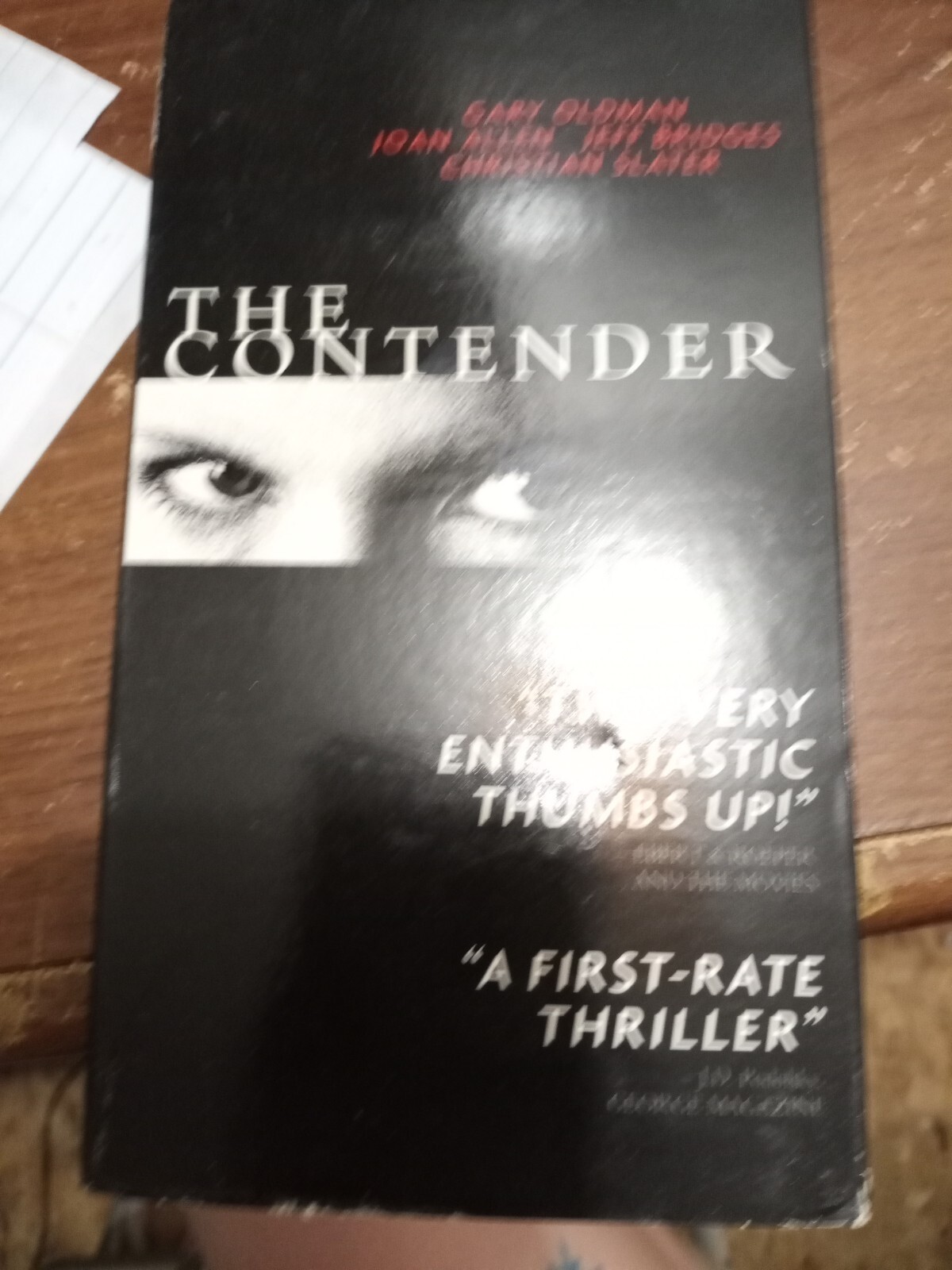 The Contender (VHS, 2000) pre owned Staring Christian Slater and Jeff ...