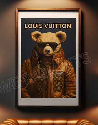 Louis Vuitton ART - LOUIE THE SUAVE BEAR PRINT 11X14 BY THE ART ...