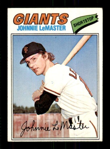 1977 Topps #151 Johnnie LeMaster EXMT/NM Giants 228866 | eBay