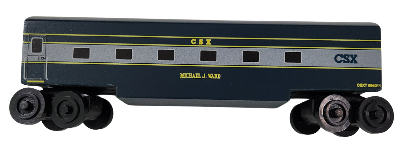 Wooden Whittle Shortline Railroad CSX Passenger Car Michael J. Ward ...