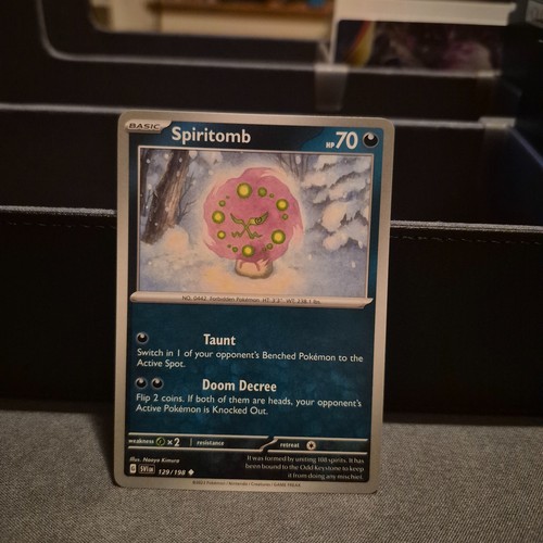 Spiritomb Normal Uncommon SV01: Scarlet & Violet Base Set 129/198 NM | eBay