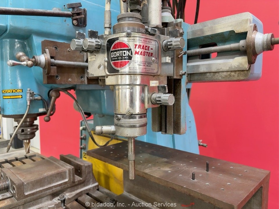 Gorton 2-30 Vertical Tracer Mill Trace-Master Variable Speed 460V 3PH ...