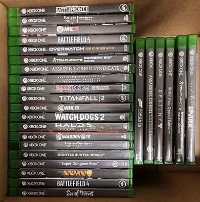 Microsoft Xbox One Game LOT 26 Games + Most CIB + Some Gems + Untested ...