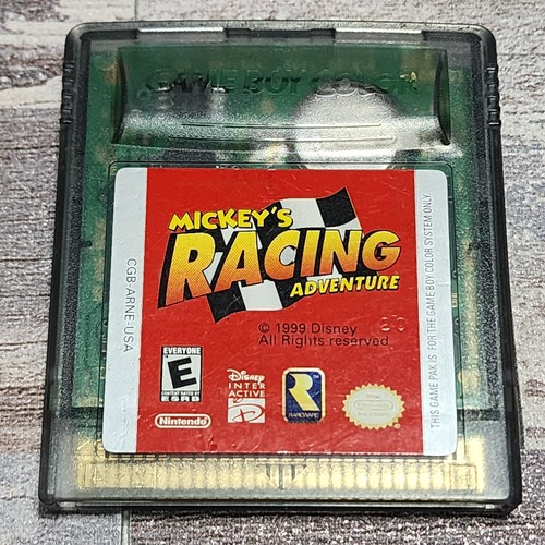 Mickey's Racing Adventure (GBC, GameBoy Color) Authentic Tested Game ...