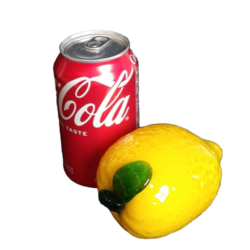 Vintage Art Glass Fruit Large Lemon Blown Molded Glass Unsigned EUC ...