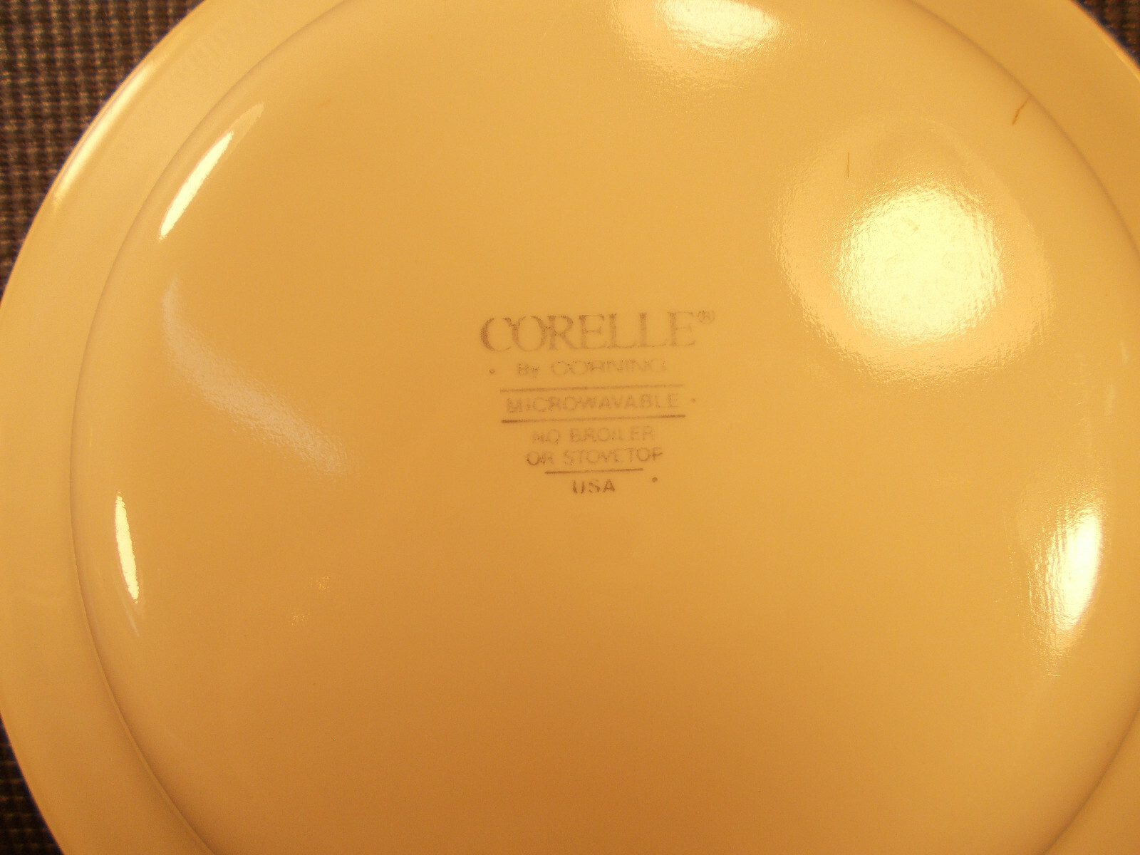 Corning Corelle Beige Pattern Rim Soup Bowl 9 1/8" x 1 3/8" | eBay