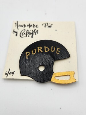 Purdue Boilermakers Hand Made Football Helmet Pin | eBay