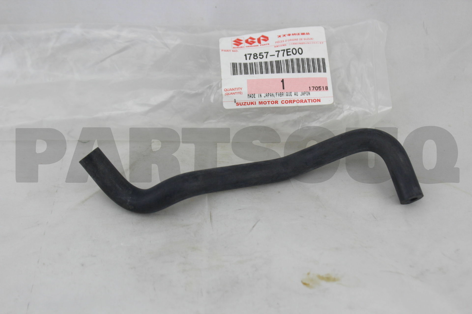 1785777E00 Genuine Suzuki HOSE, WATER HEAD RH 17857-77E00 | eBay