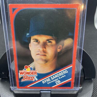 1990 Wonder Bread Stars #20 Ryne Sandberg Chicago Cubs. HOF MLB All ...