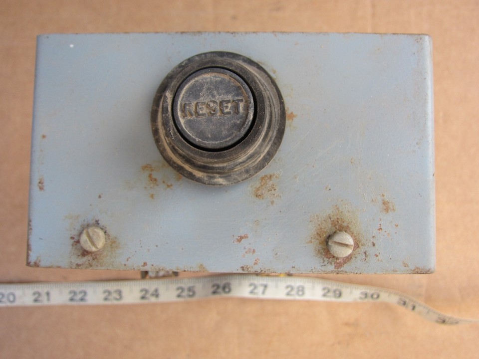 Square D 3P Panel mount Overload Relay w Reset Button, Used | eBay