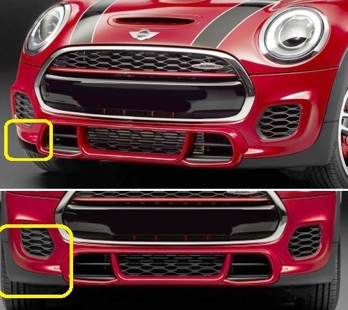 OEM MINI 2014 - 2019 Cooper S F56 Front Right Bumper Spoiler Band ...