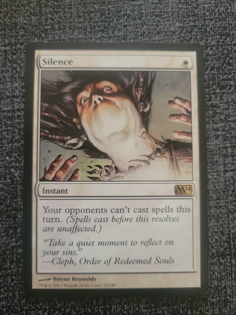 MTG Silence Magic 2014 35/249 Regular Rare for sale online | eBay