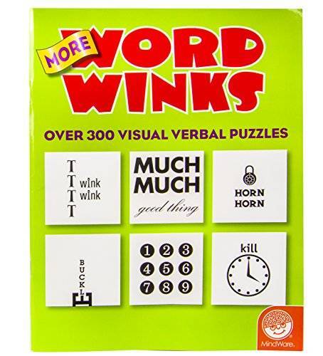 More Word Winks : Over 300 Visual Verbal Puzzles (Trade Paperback) for ...