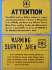 Vintage National Forest Service metal signs (Set of 2) Warning ...