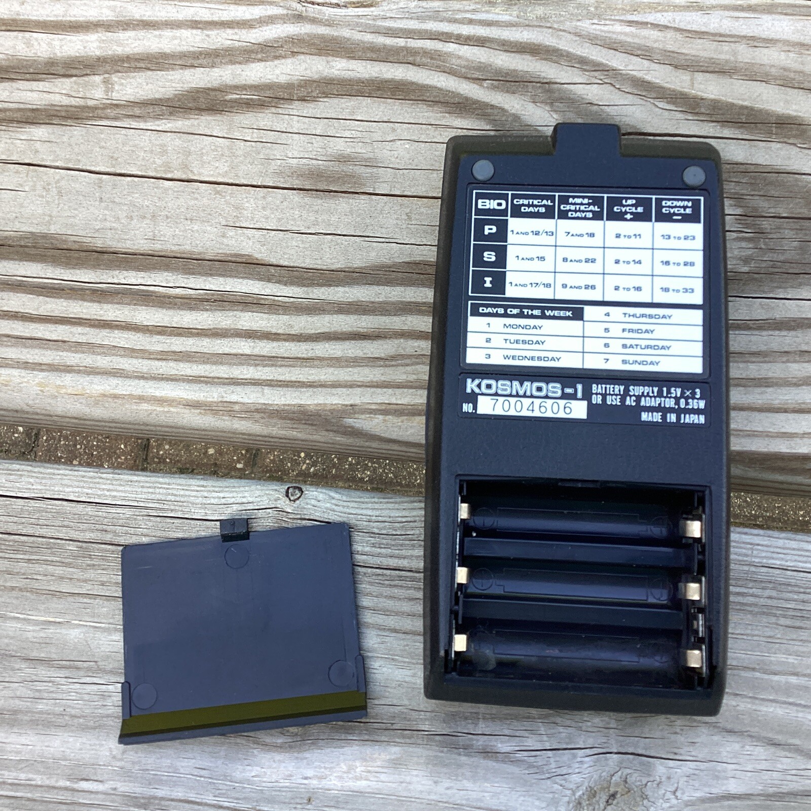 Vintage KOSMOS 1 Computer Biorhythm Math Calc Machine Calculator Japan ...