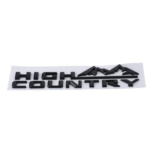 ABS High Country Logo Car Emblem Black Car Bumper Sticker Badge for ...