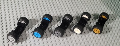 Lego 11209 11208 18892 6167 Wheel Tyre Axle Select Colour Pack of 8 ...