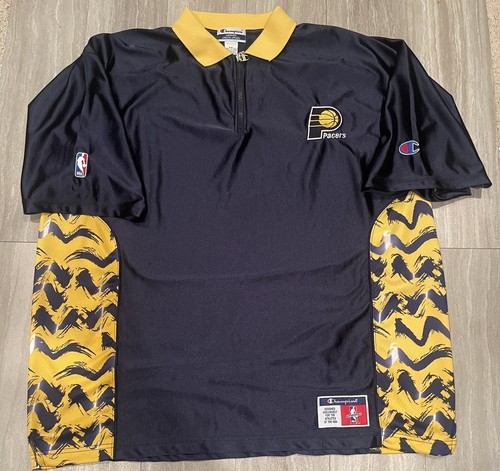 THROWBACK AUTHENTIC CHAMPION INDIANA PACERS SHOOTING SHIRT SIZE XXL ...