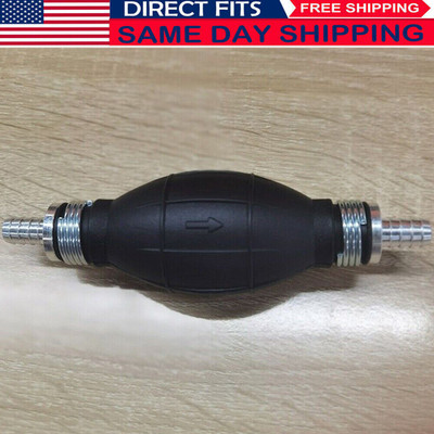 3/8'' Hand Primer Bulb Outboard Auto Marine Boat Gas Fuel Line Pump All ...