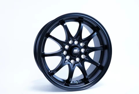 MST MT04 Wheels Rim 15X7.0 5x100/5x114.3 ET35 73.1CB Matte Black | eBay