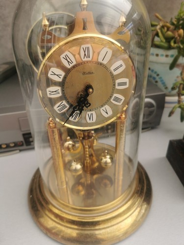 Vintage S. Haller Simonswald Anniversary dome clock Germany Parts Only ...