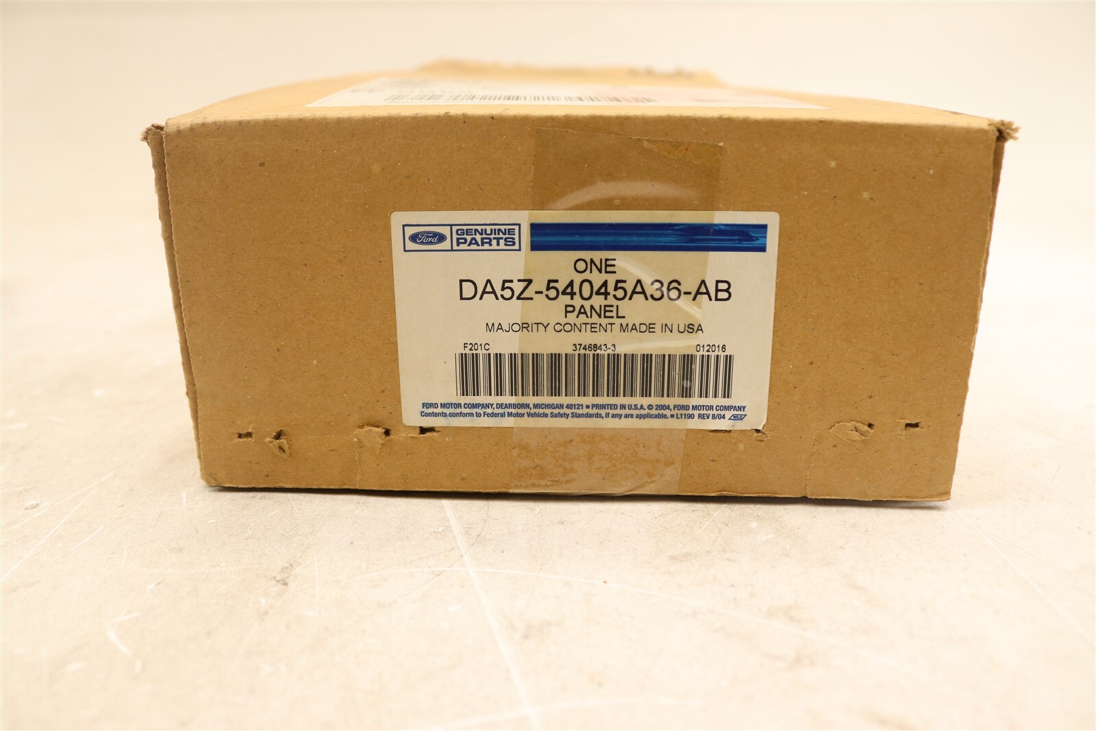 NEW OEM Ford Center Console Rear Trim Panel Black DA5Z-54045A36-AB MKS ...