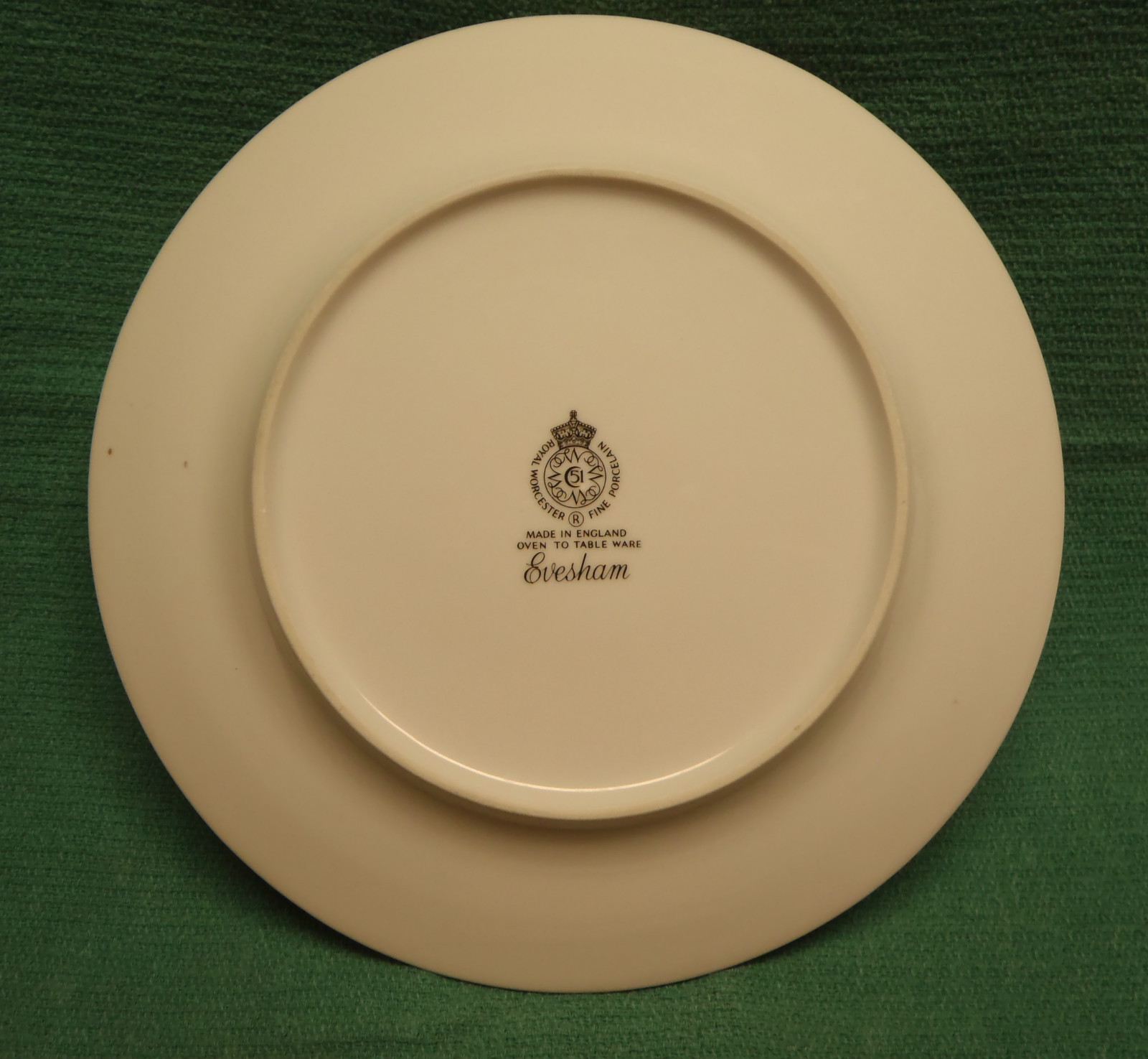 Royal Worcester Fine Porcelain China Evesham Pattern Salad Plate | eBay