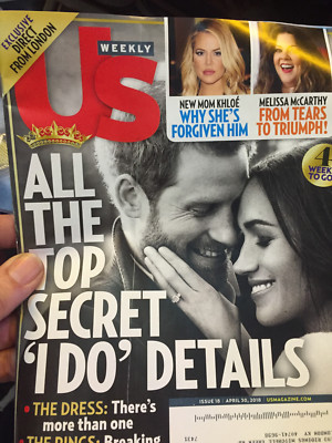 Us Weekly MAGAZINE April 30 2018 Royal Wedding Khloe Kardashian Melissa ...