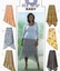Women's Six Skirt Pattern Choice 16W-32W Butterick 4086 OOP | eBay