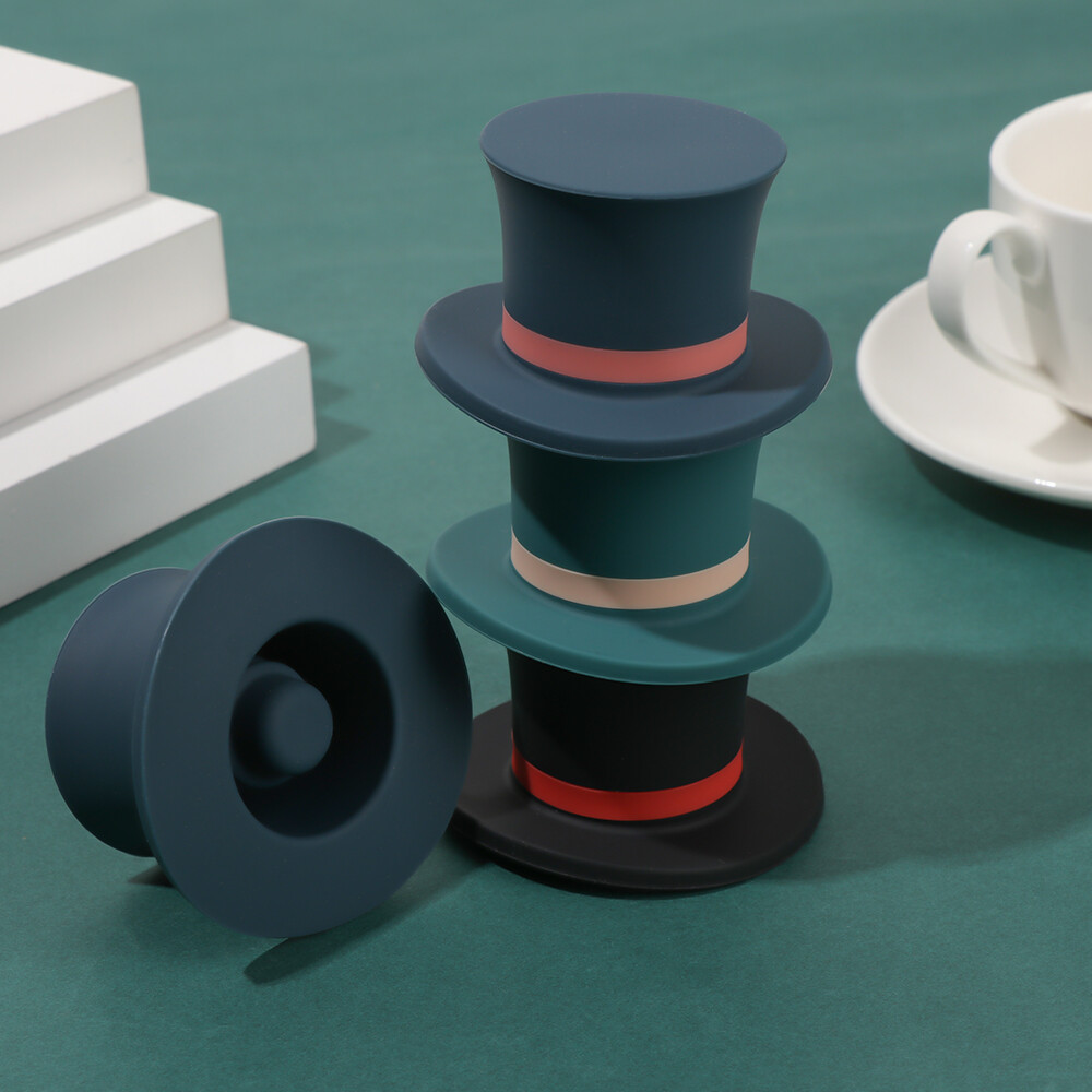 2PCS Household Champagne Reusable Storage Cap Wine Stopper Silicone ...