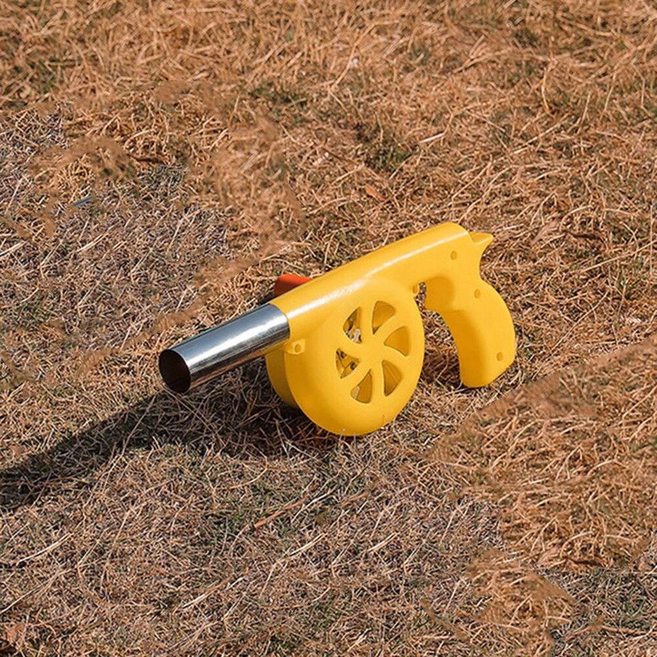 Manual Hand Crank Fan Portable Hand Crank BBQ Fan Barbecue Fire Bellows ...