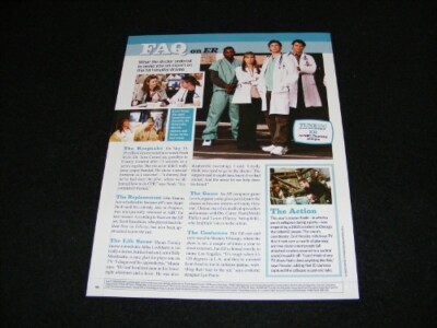 ER magazine clipping from 2005 TV Show | eBay