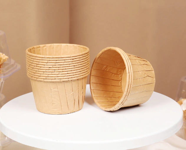 Kraft Paper Ramekins Compostable Soufflé Cups and Portion Pots 1oz 2oz ...