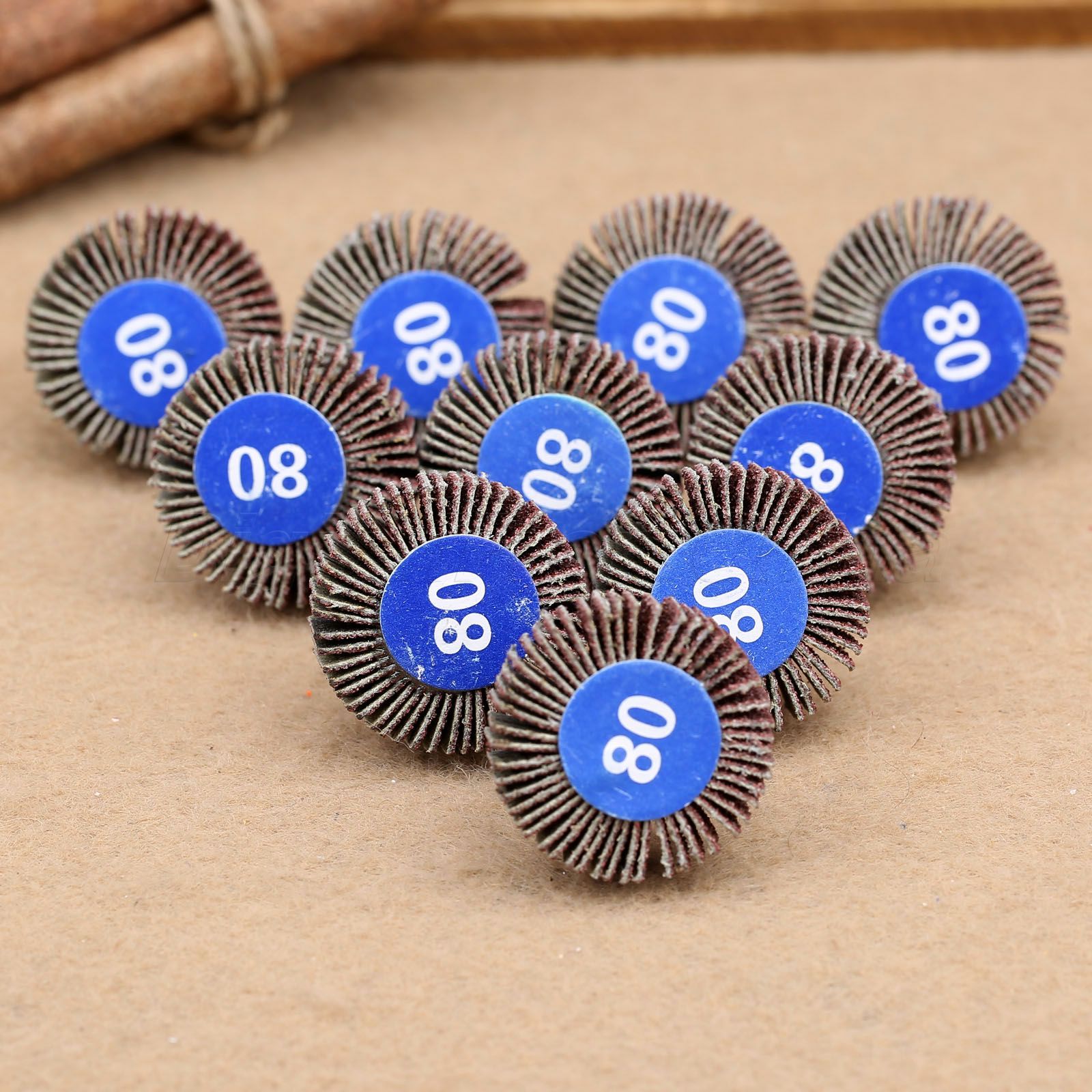 For Power Power Rotary Tool 80# Grit Sanding Sandpaper Flap Grinding ...