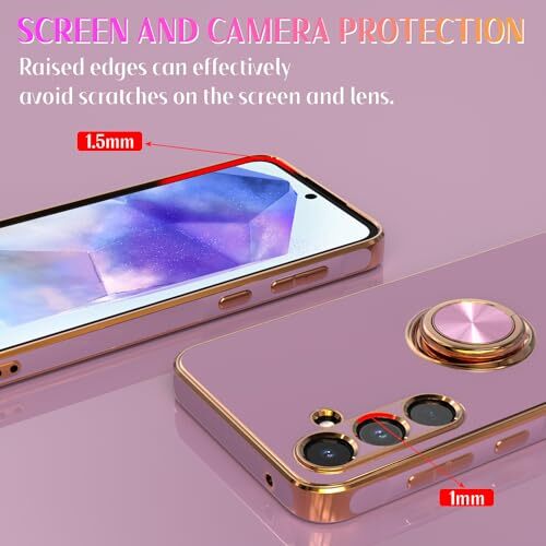 Funda Para Samsung Galaxy A55 5G Forro Cober Con Protector De Pantalla ...