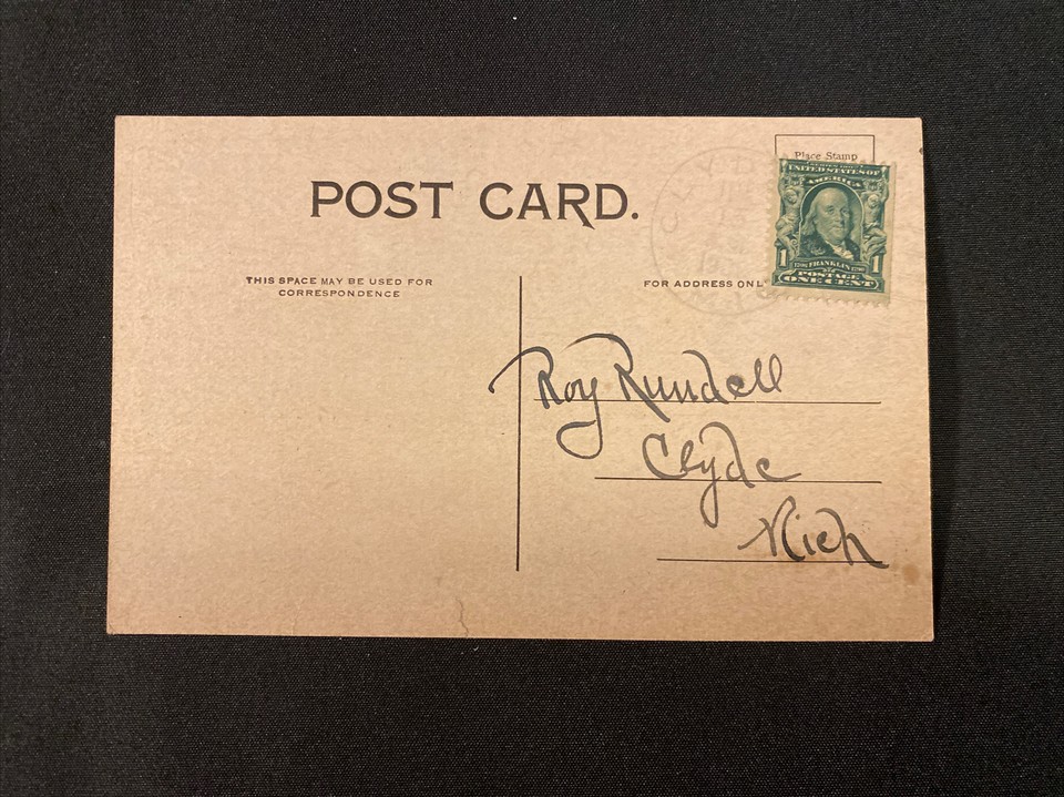 Vintage Postcard I’ve Been Out With My Lady Friend. Couple Golfing ...