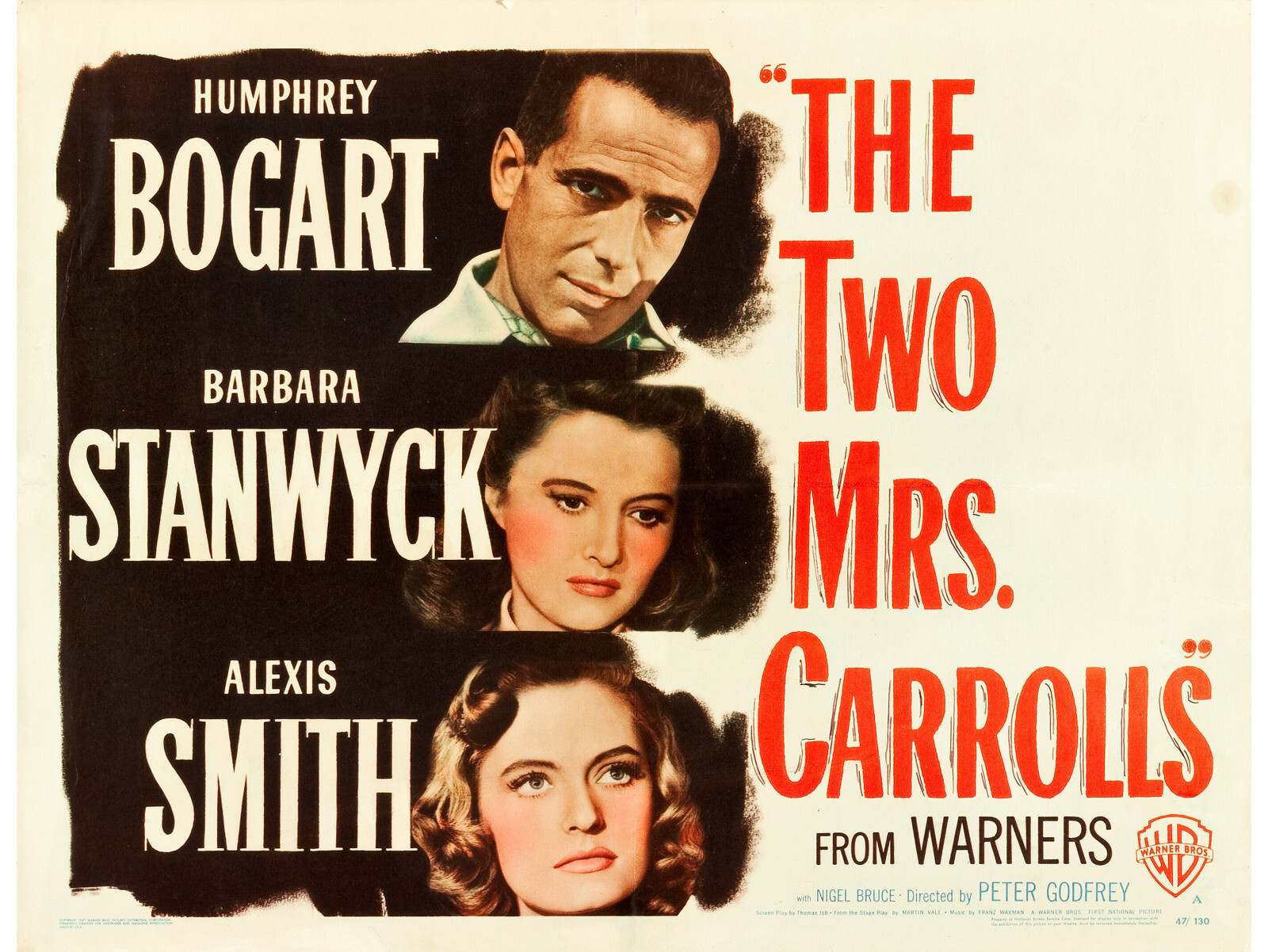 The Two Mrs Carrolls (1947) Barbara Stanwyck DVD Public domain film ...