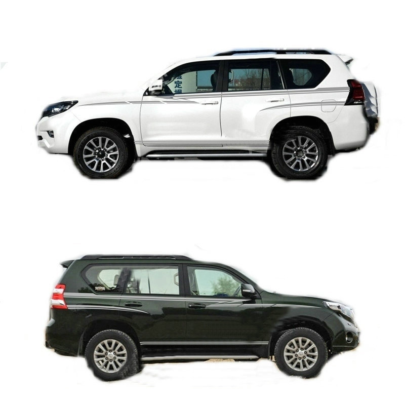 Graphics Waist Line Stripe Sticker Kit For Toyota Prado Landcruiser ...