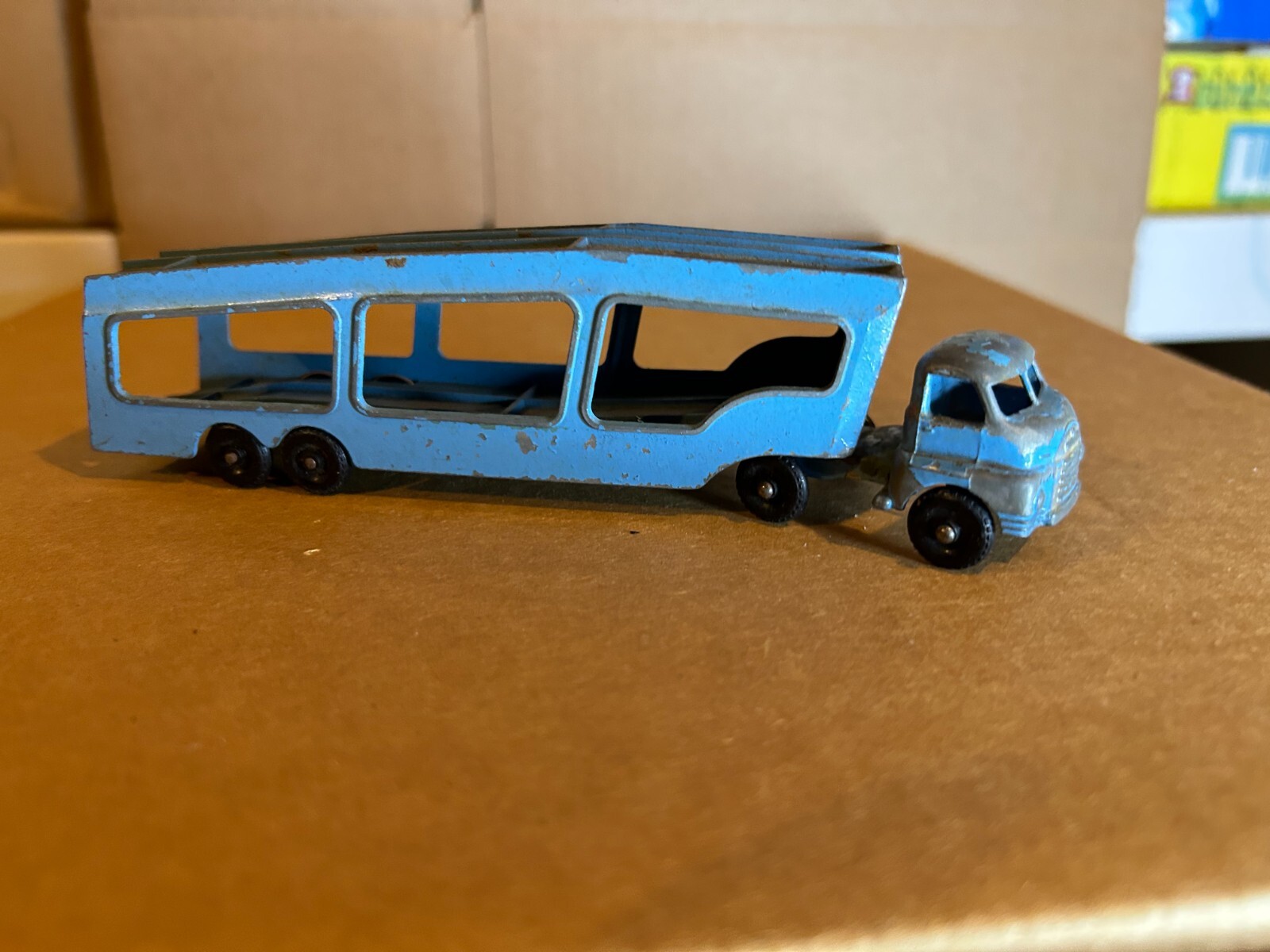 Matchbox Accessory Pack-#2 Car Carrier Tractor Trailer - Blue | eBay