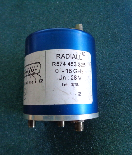Radiall R574-453-325 0-18 GHz 28v RF Switch R574453325 | eBay