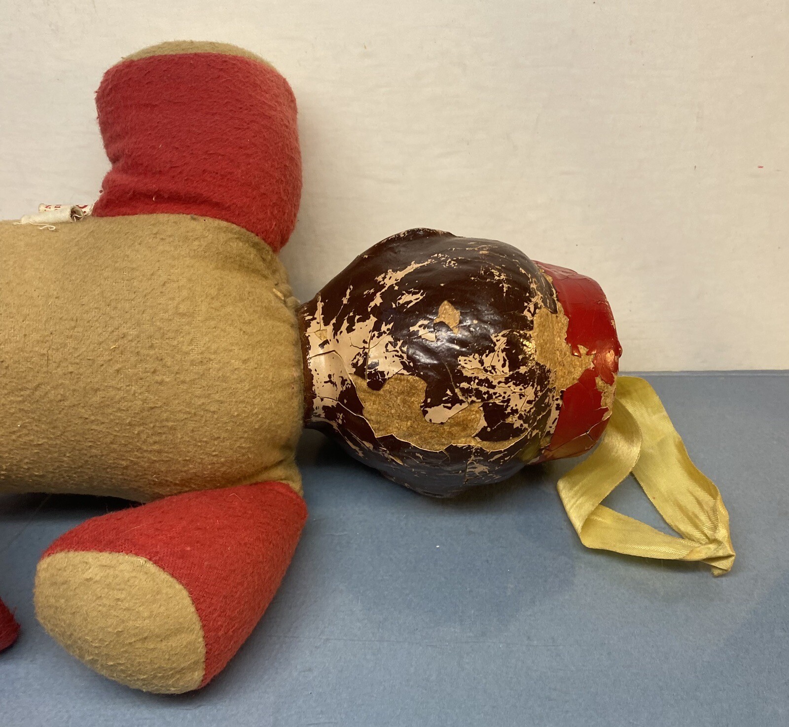 Vintage Plush Monko Monkey Cloth Body Composite Head Toy Doll Stuffie ...