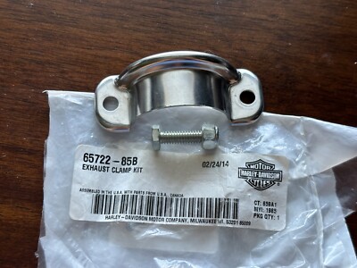 Harley 65722-85B Exhaust Clamp PARTIAL KIT OEM NOS | eBay