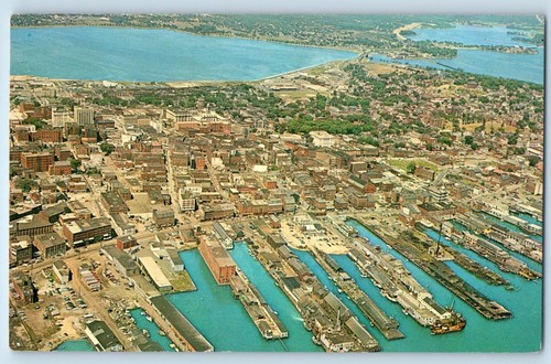 c1960 Portland Maine ME Vintage Postcard Largest Metropolitan Area ...