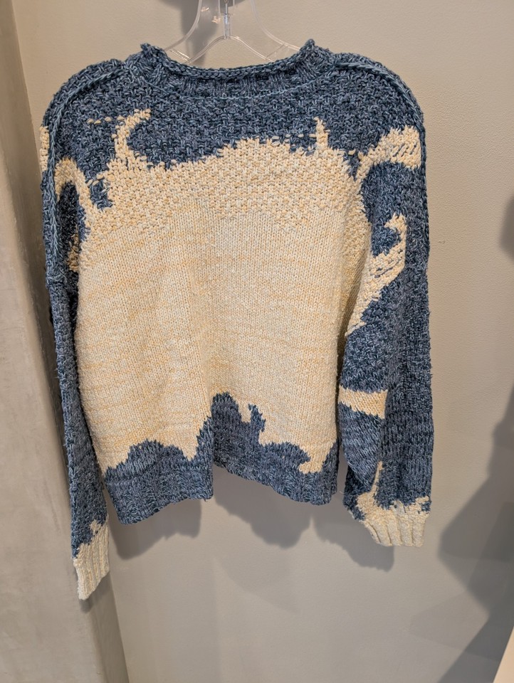 Anthropologie Pilcro Long-Sleeve Crew-Neck Icon Sweater Starfish Small ...