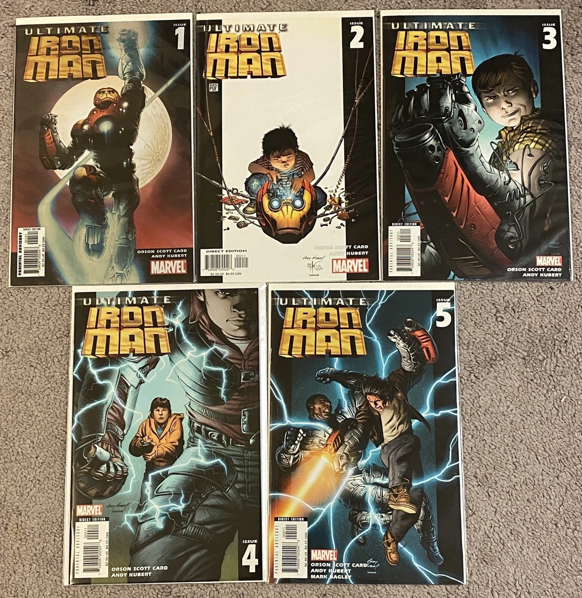 Ultimate Iron Man Comic Art
